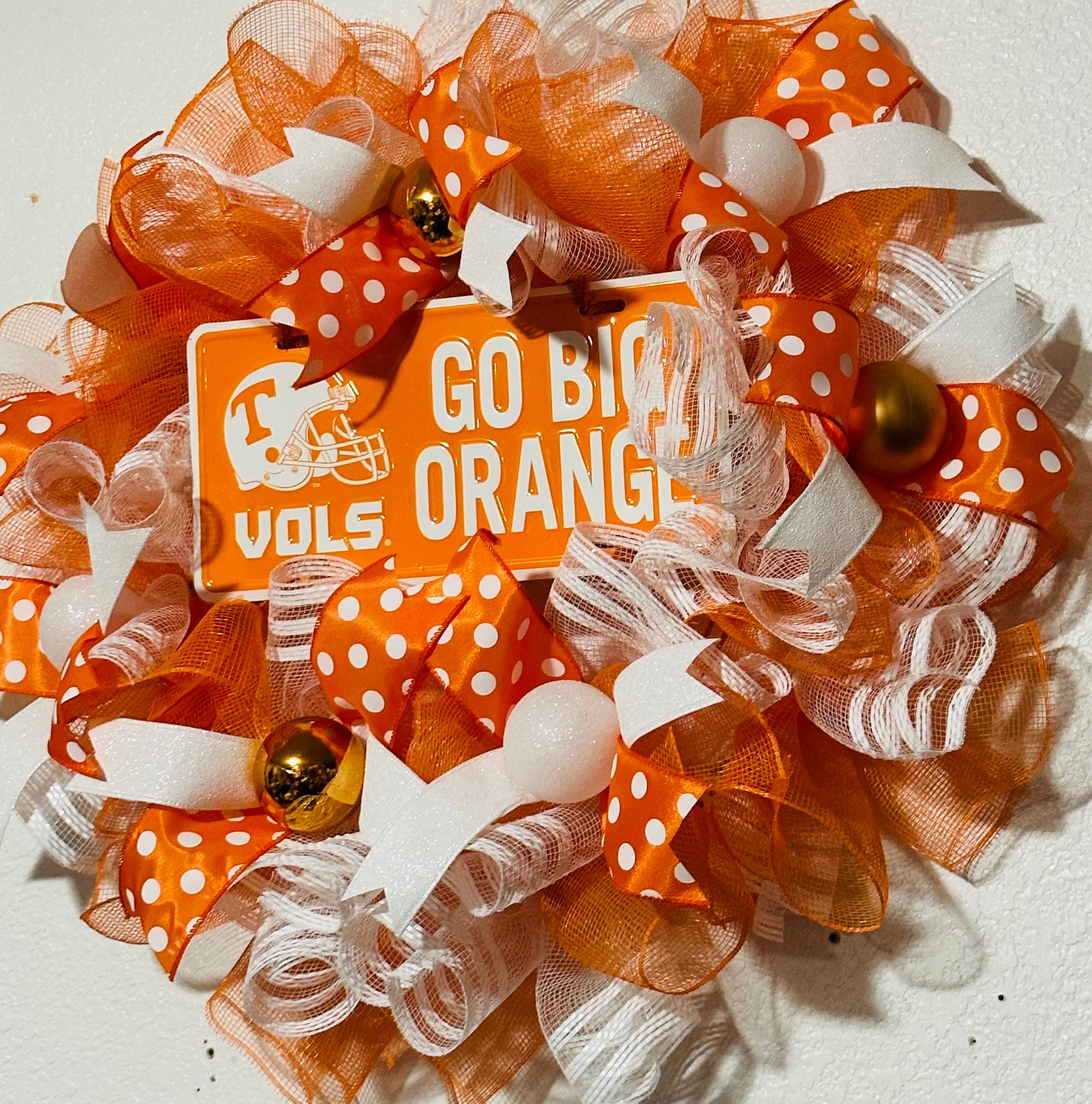 24” Tennessee Volunteers Vols Deco Mesh Wreath - Etsy