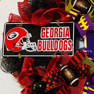 House Divided LSU UGA Can Custom Any Team Any School - Etsy