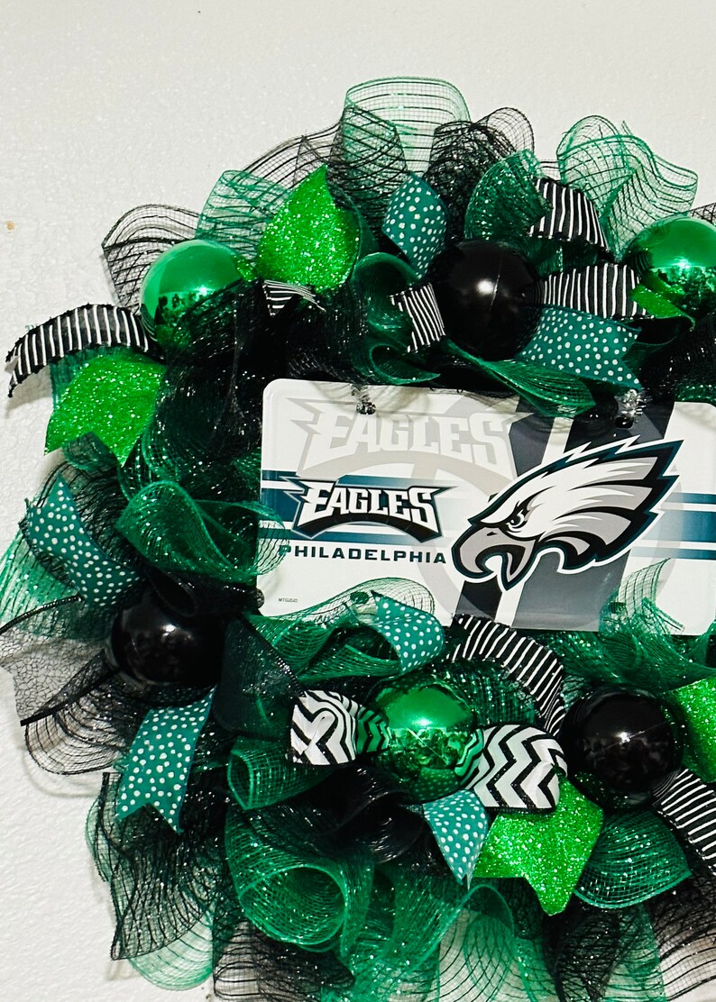 Philadelphia Eagles Football Wreath Fly Eagles Fly - Etsy