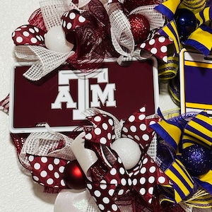House Divided LSU UGA Can Custom Any Team Any School - Etsy