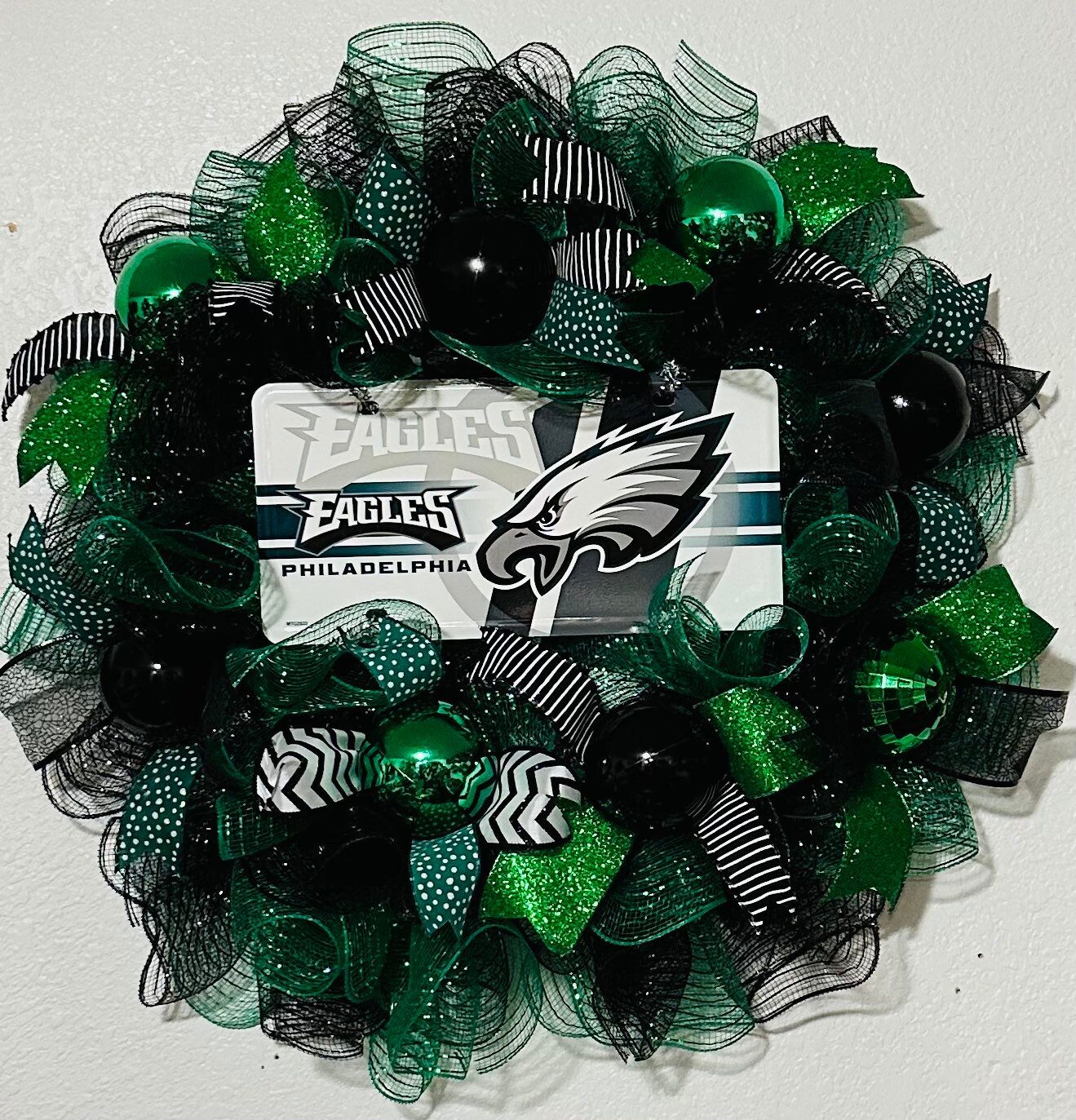 Philadelphia Eagles Football Wreath Fly Eagles Fly - Etsy