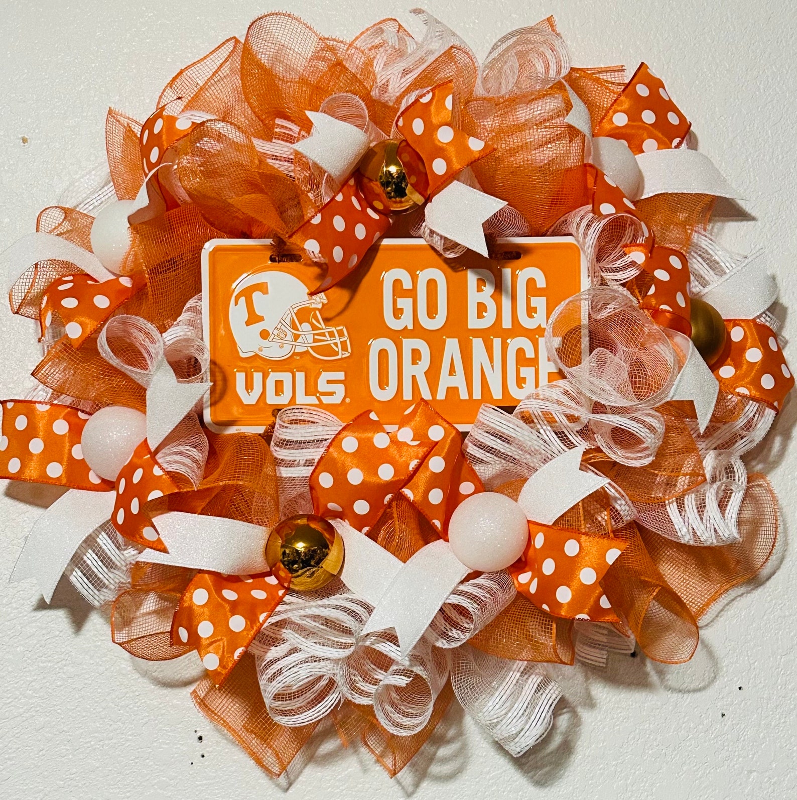 24” Tennessee Volunteers Vols Deco Mesh Wreath - Etsy