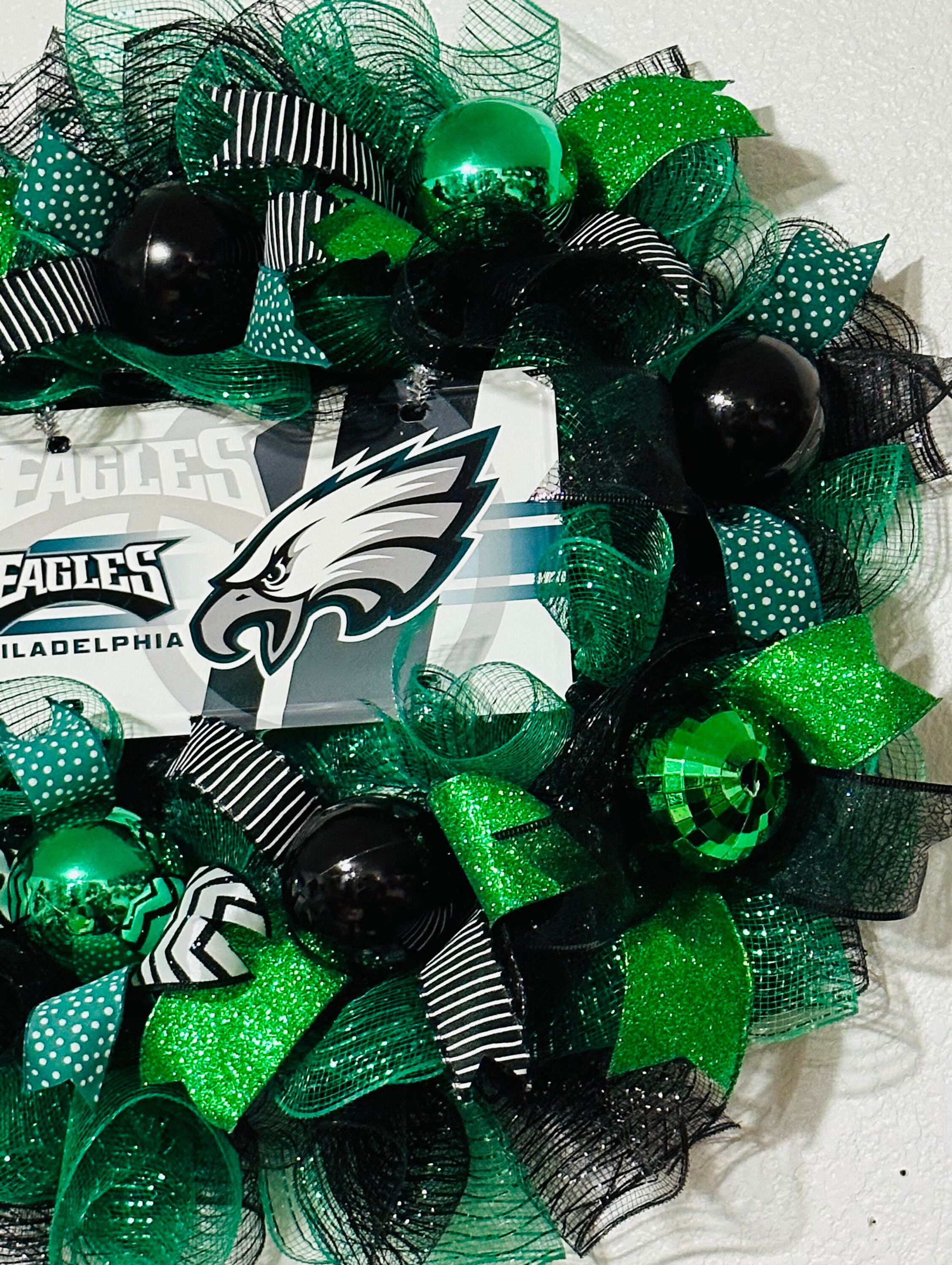 Philadelphia Eagles Football Wreath Fly Eagles Fly - Etsy