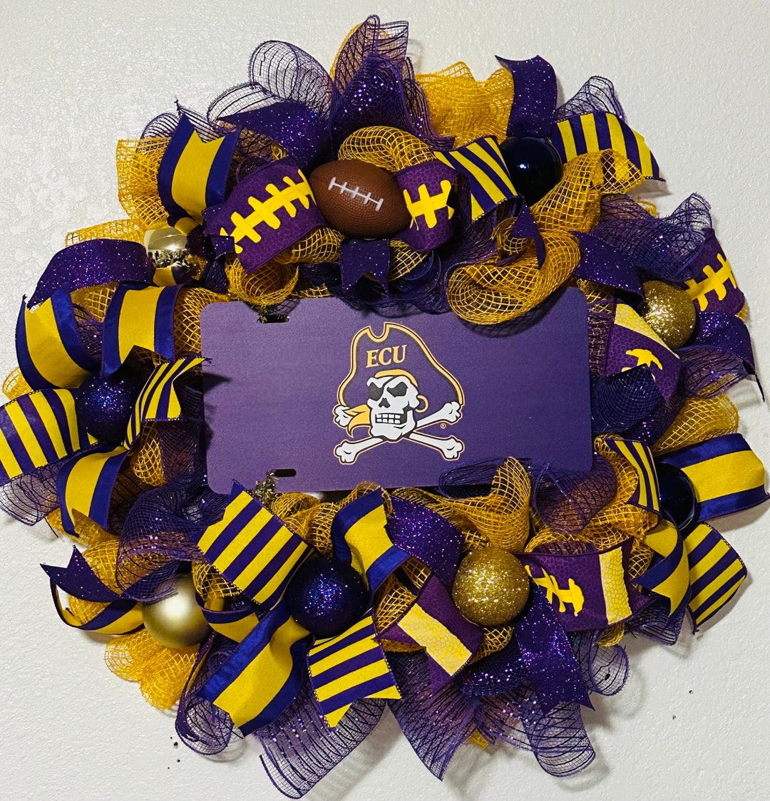 24" ECU East Carolina University Pirates Wreath - Etsy