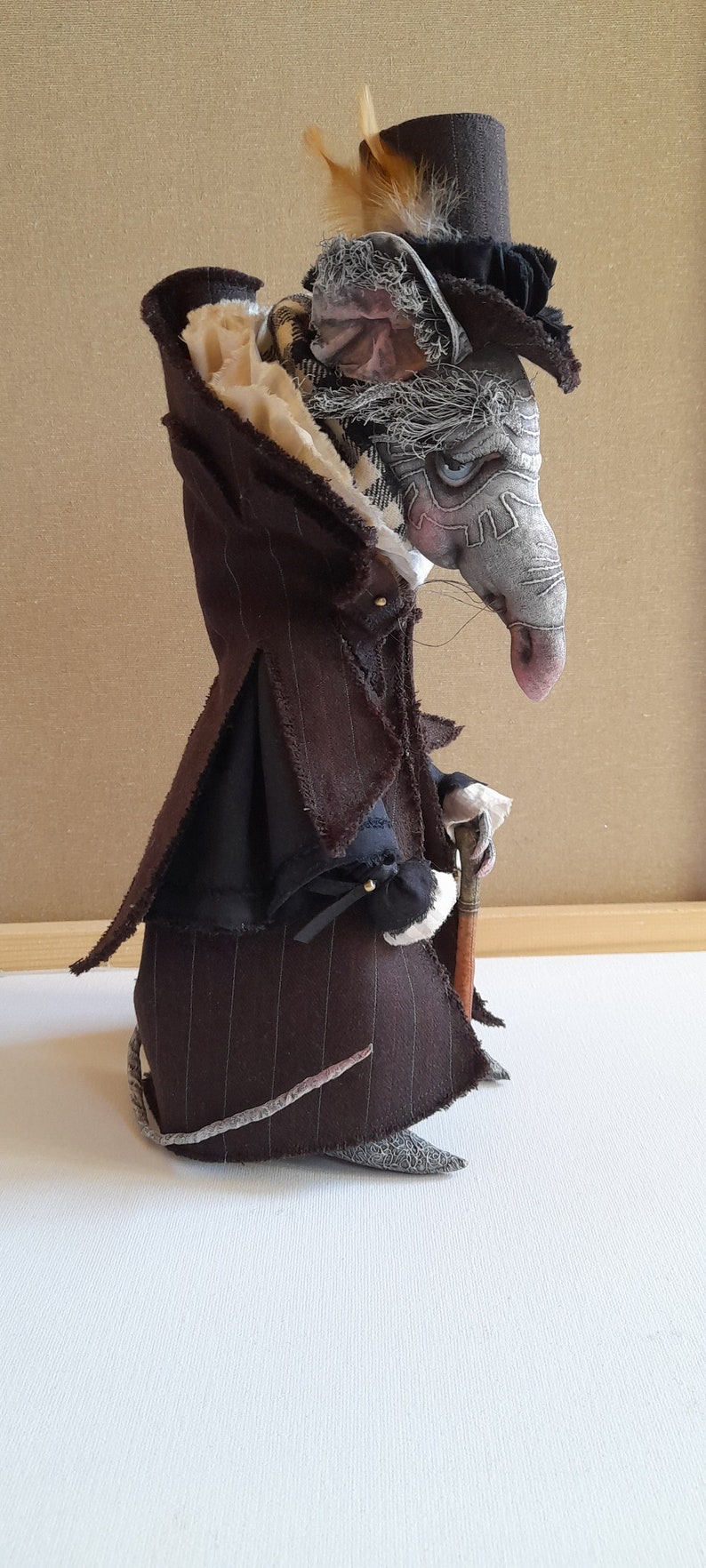 Handmade Collectible Doll Rat. Elegant Rat. Dear Sir in a Solid Suit ...