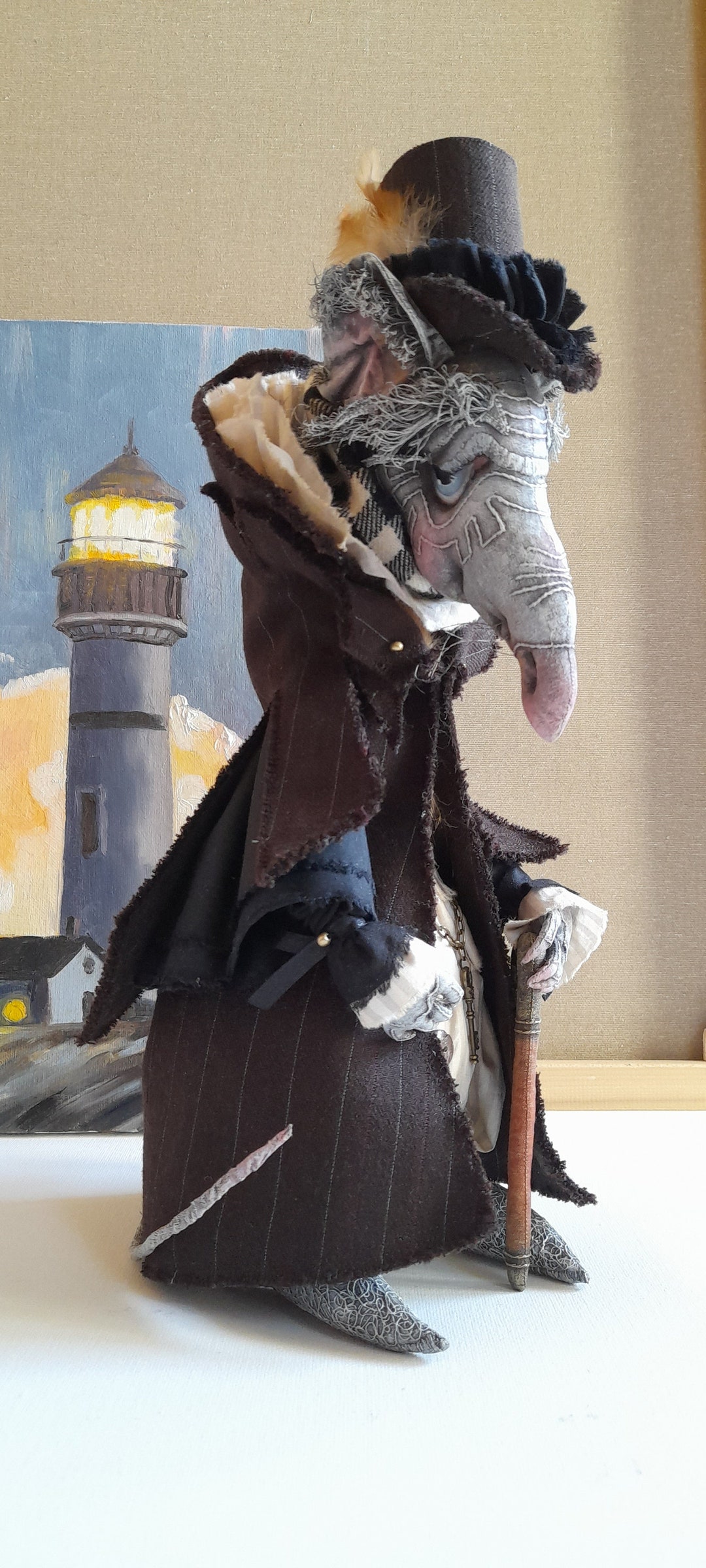 Handmade Collectible Doll Rat. Elegant Rat. Dear Sir in a Solid Suit ...