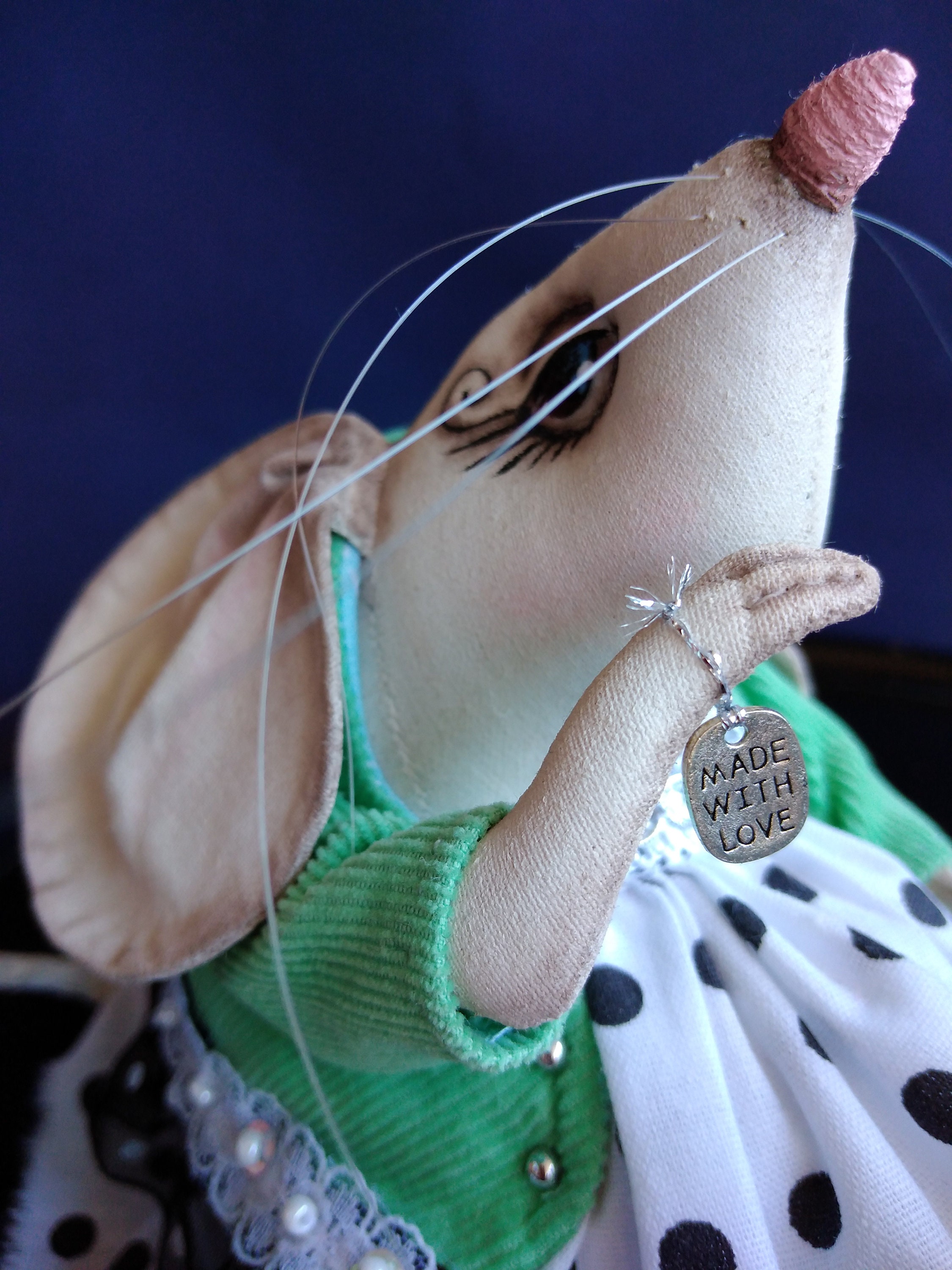 Little Mademoiselle Mice. Textile Toys for the Interior, Mice in a ...