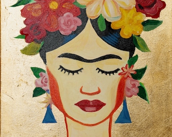 Frida Oil Painting - Etsy