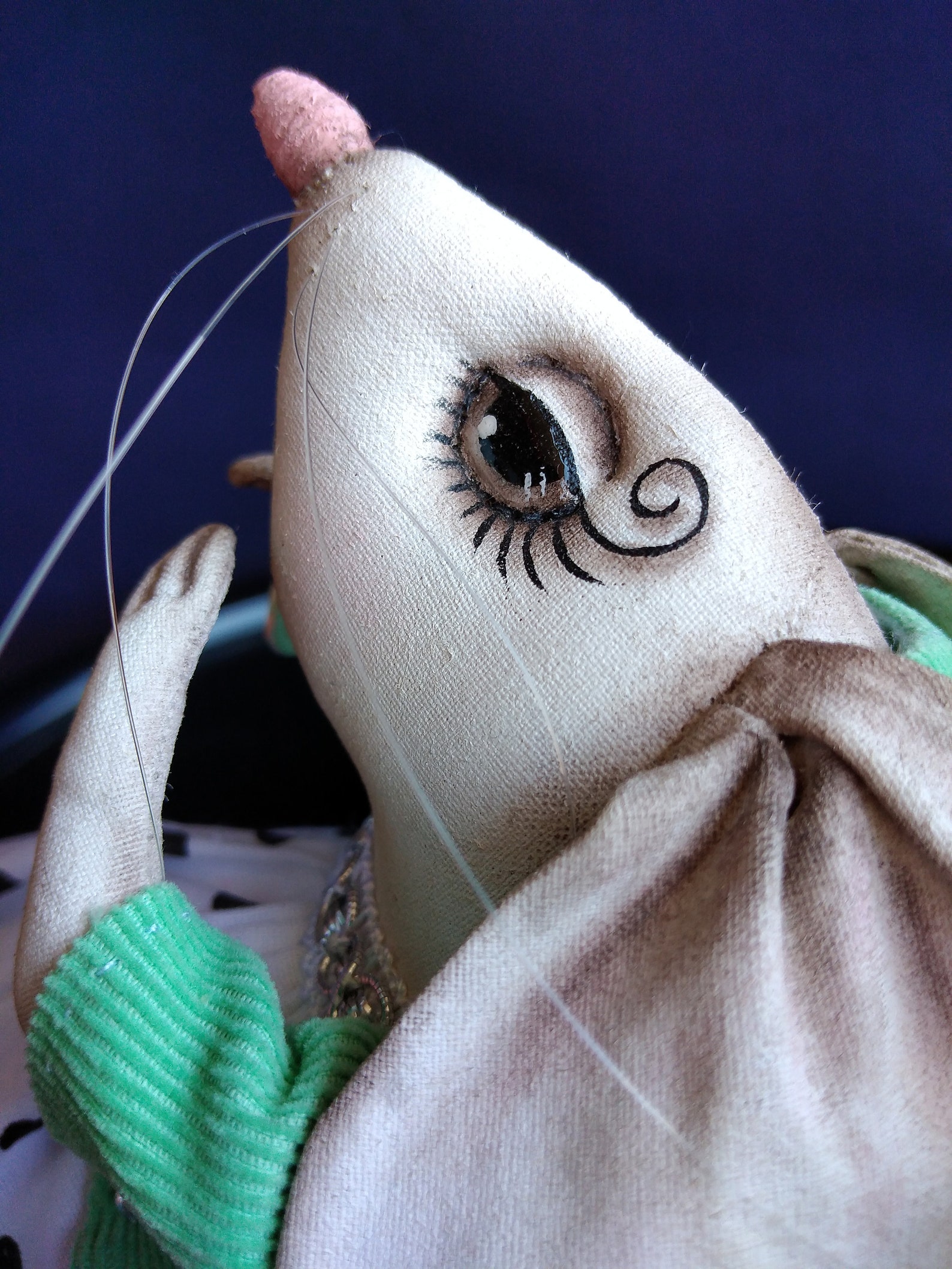 Little Mademoiselle Mice. Textile Toys for the Interior, Mice in a ...
