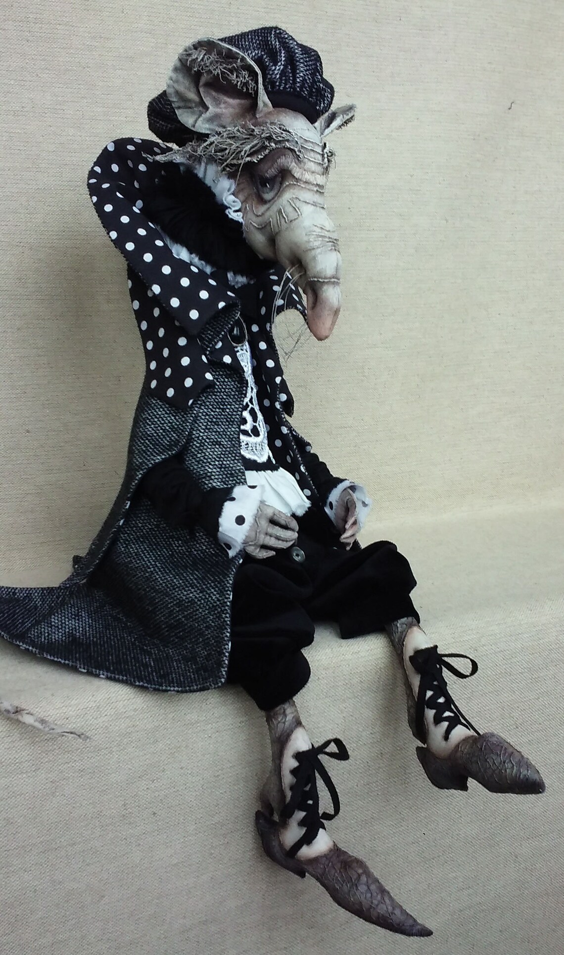 Handmade Collectible Doll Rat. Elegant Rat. Dear Sir in a - Etsy