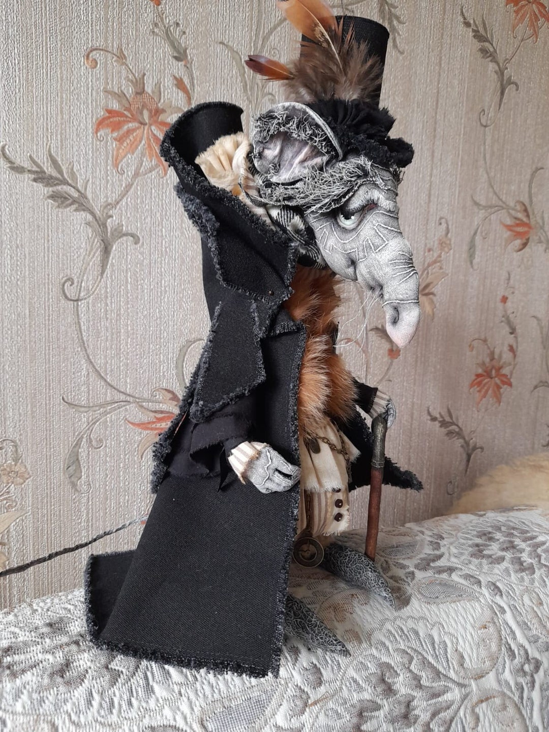 Handmade Collectible Doll Rat. Elegant Rat. Dear Sir in a - Etsy