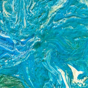 Clear Blue, Ocean, Art, Abstract Art, Contemporary Art, Painting, Etsy ...