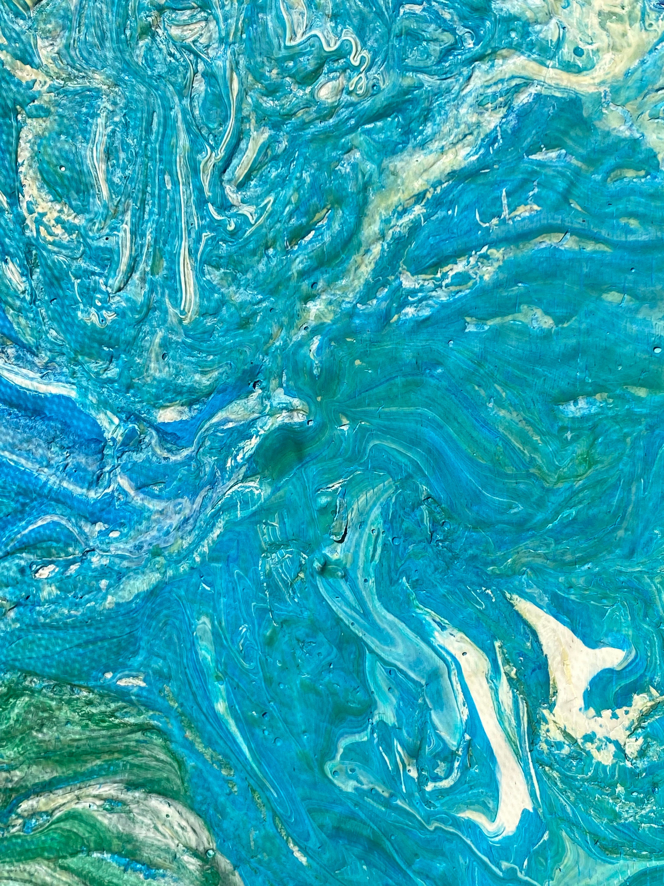 Clear Blue, Ocean, Art, Abstract Art, Contemporary Art, Painting, Etsy ...