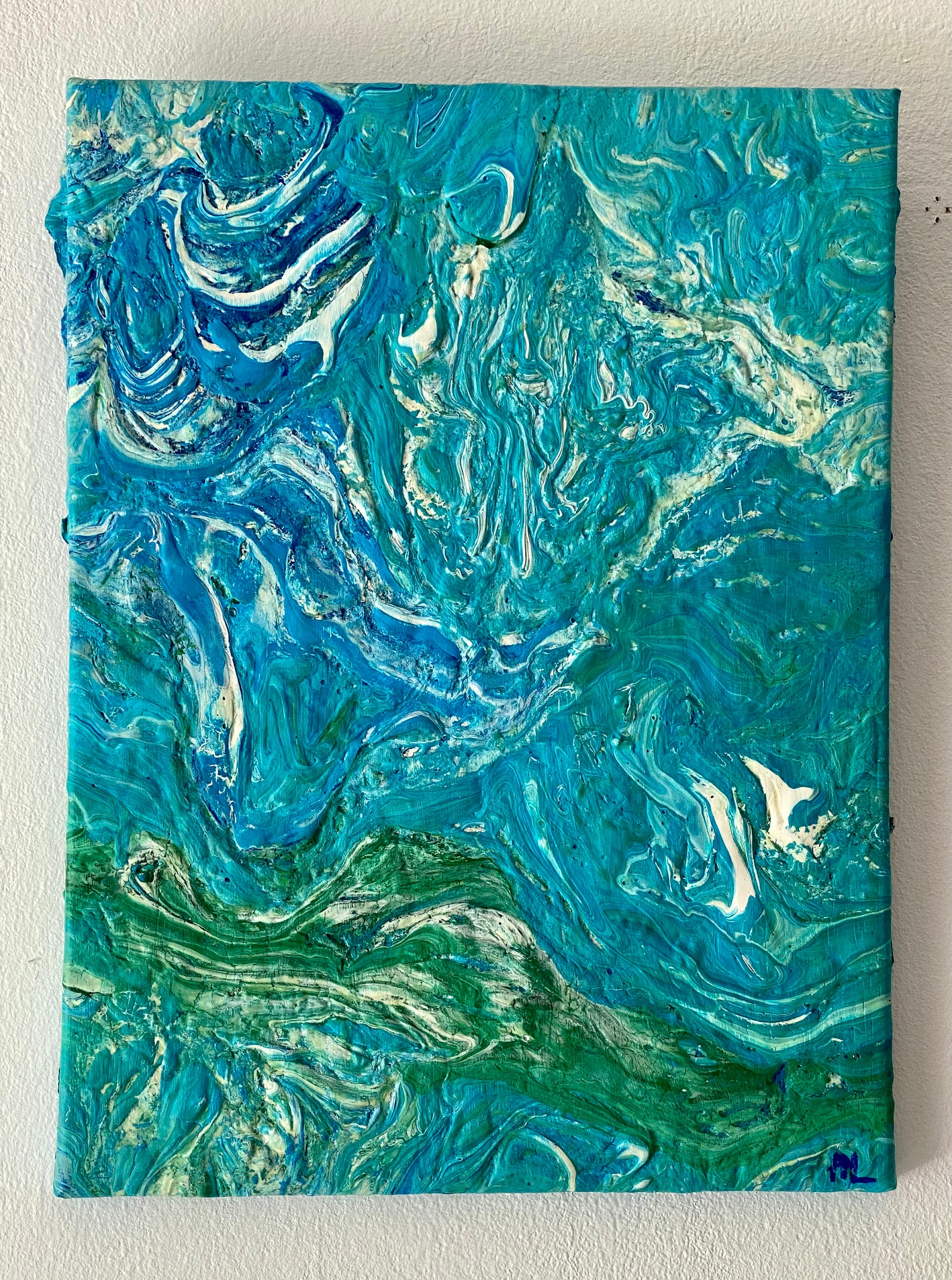 Clear Blue, Ocean, Art, Abstract Art, Contemporary Art, Painting, Etsy ...