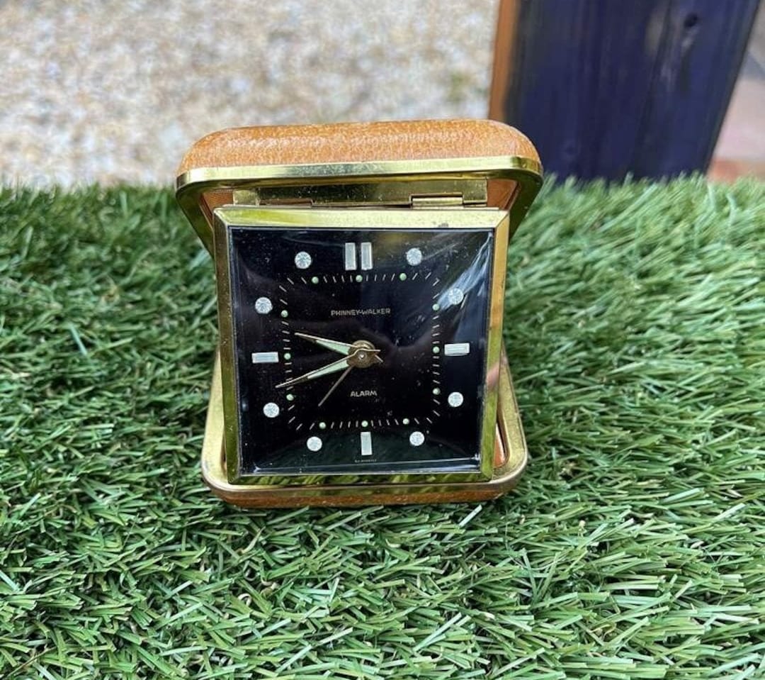 Vintage Phinney Walker Folding Travel Alarm Clock - Etsy