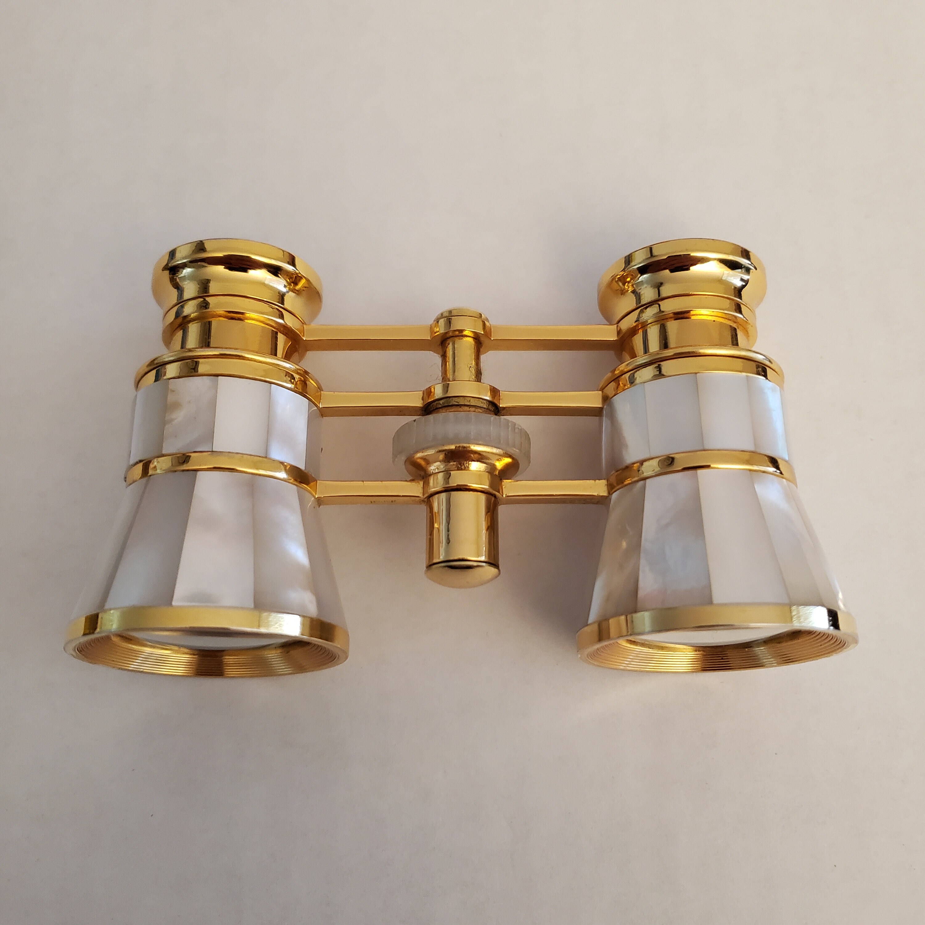 Mignon Opera Glasses - Mini Binoculars - Mother of Pearl - Gold in ...