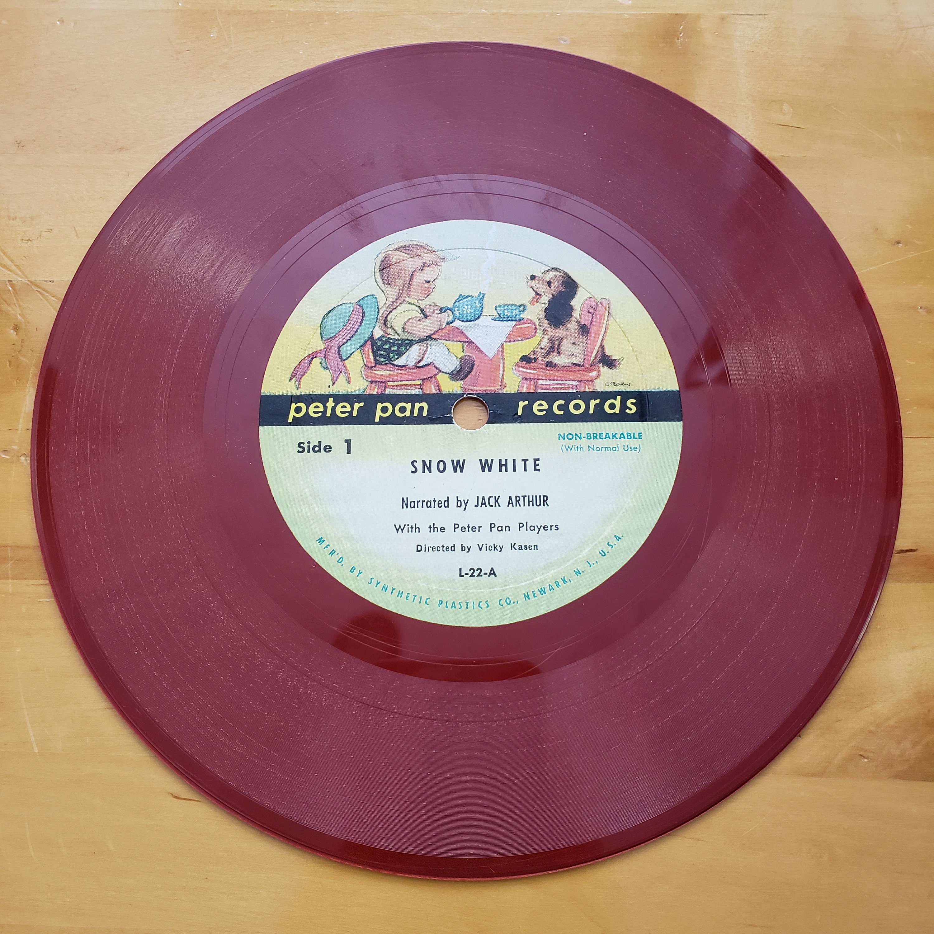 Vintage 1950 Peter Pan Record - 45 RPM Record - Snow White and the Seven Dwarfs - Etsy