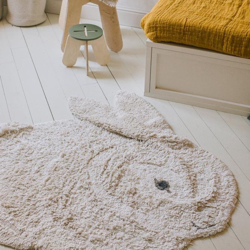 Bunny Rug - Etsy