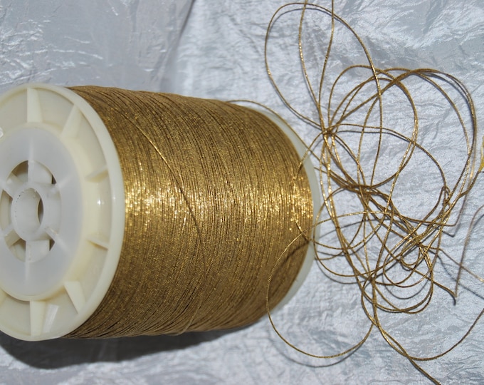GOLD EMBROIDERY Military Gold Thread Glide Polyester 5500 Yards, 40 Wt ...