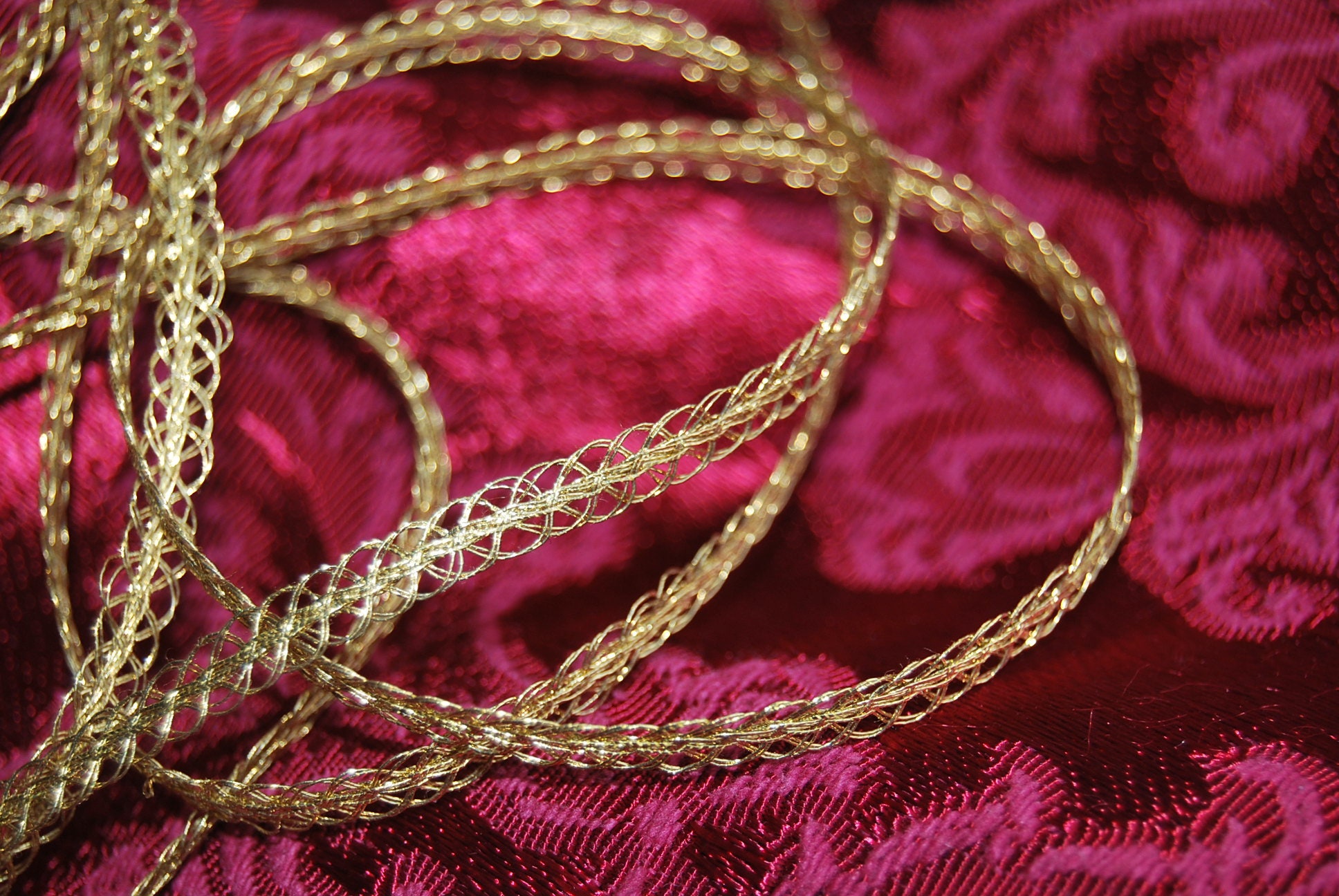 5 M Beautiful Old Antique Gold Border Brocade Border Monastery - Etsy