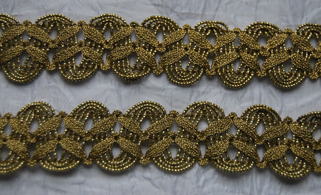 4 M Old Gold Border Brocade Border 25 Mm Trimmings Border Medieval ...