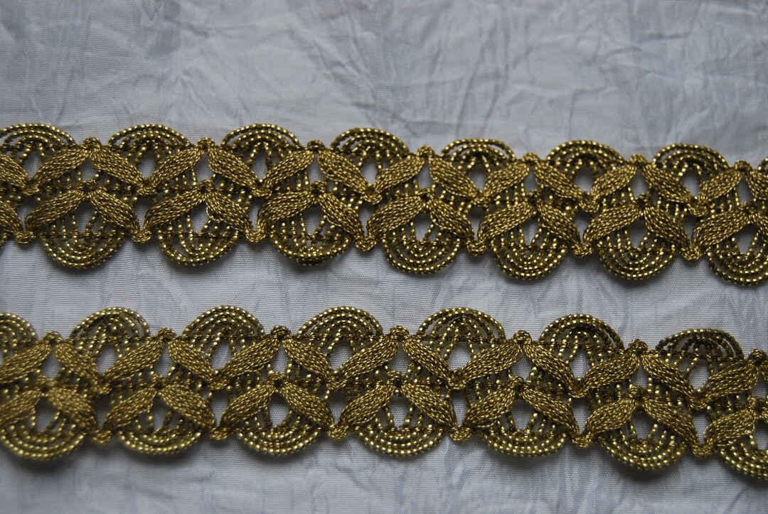 4 M Old Gold Border Brocade Border 25 Mm Trimmings Medieval - Etsy