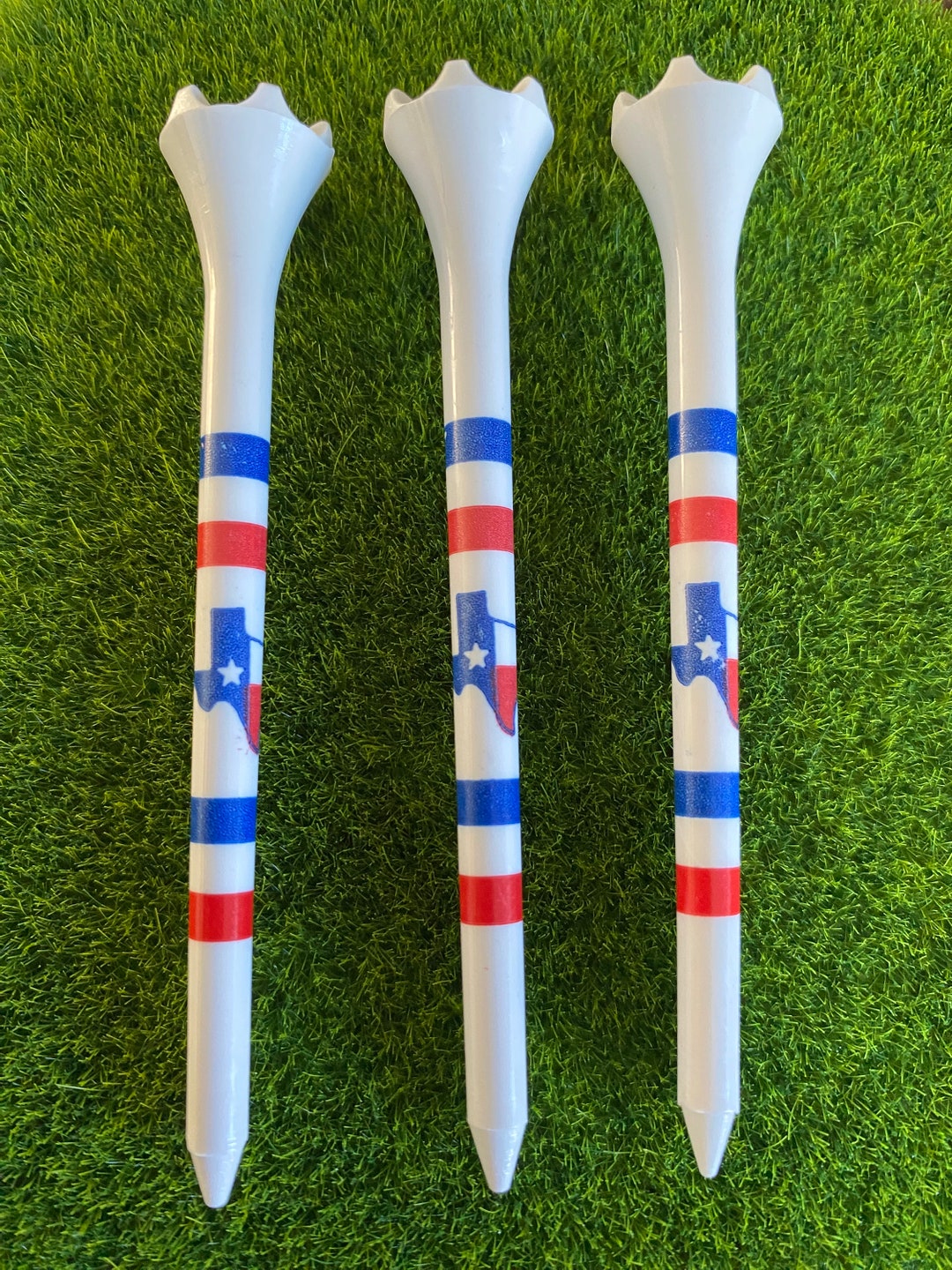 3.25” Texas Flag EPIK Evolution PTS Golf Tees Lone Star State - Etsy