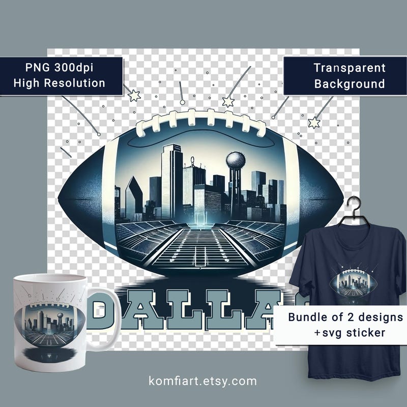 Dtf Dallas Cowboys - Etsy
