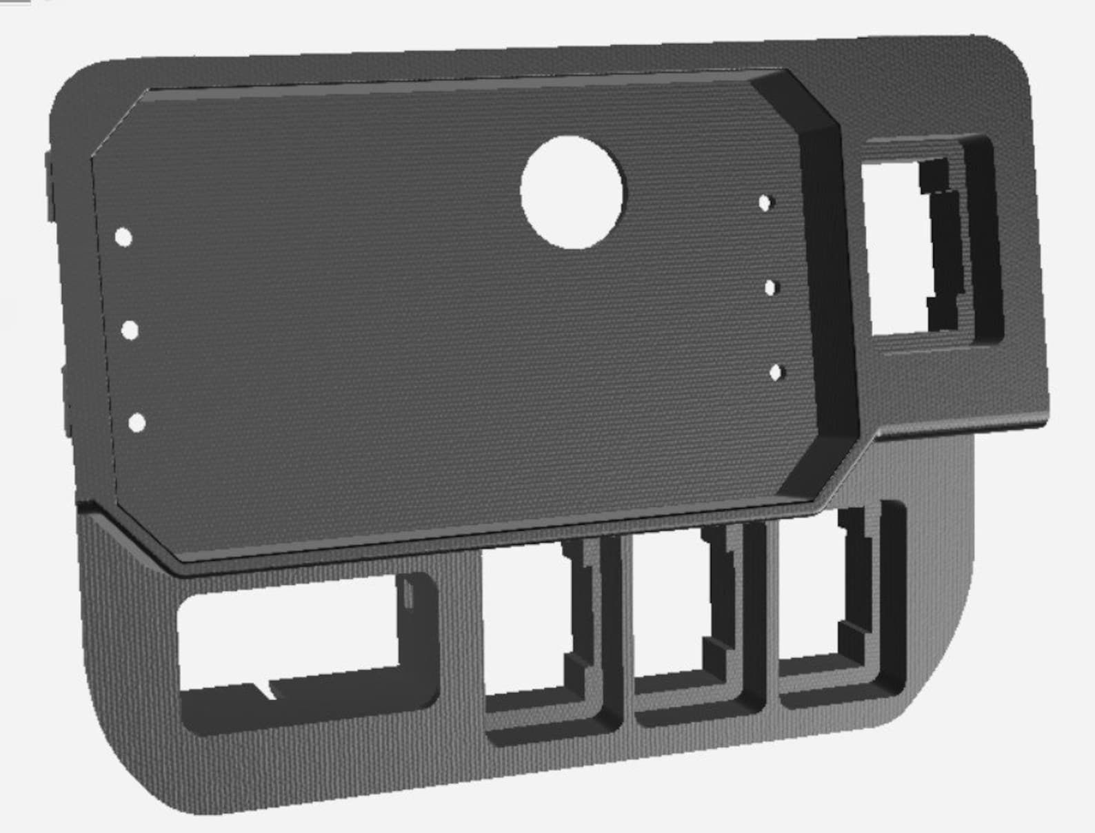 Toyota Tacoma 3rd Gen Switch Panel – for Rough Country 8-gang Switch ...