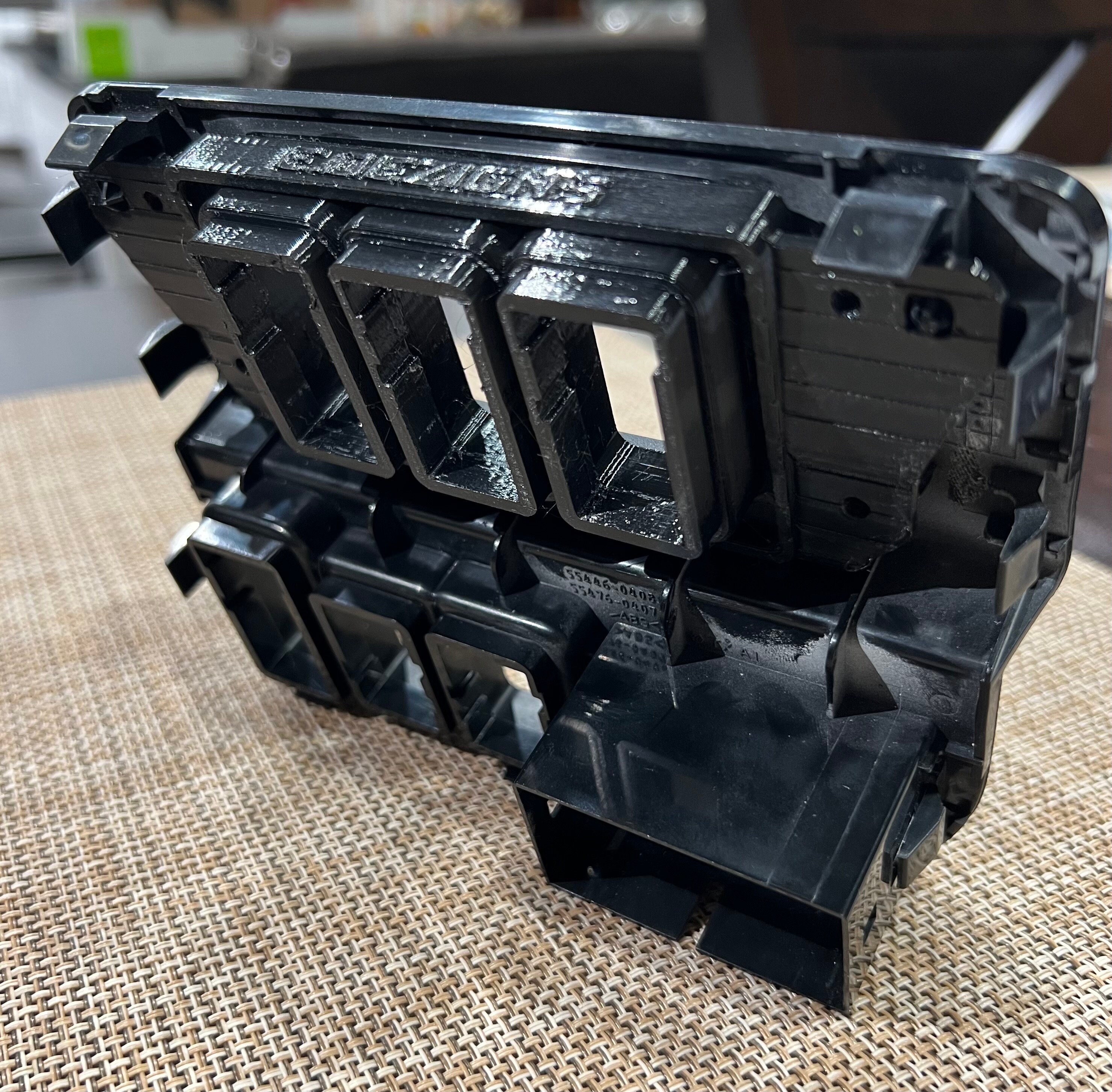Toyota Tacoma 3rd Gen Switch Panel Insert for 3X OEM Tall Switches. "3d ...