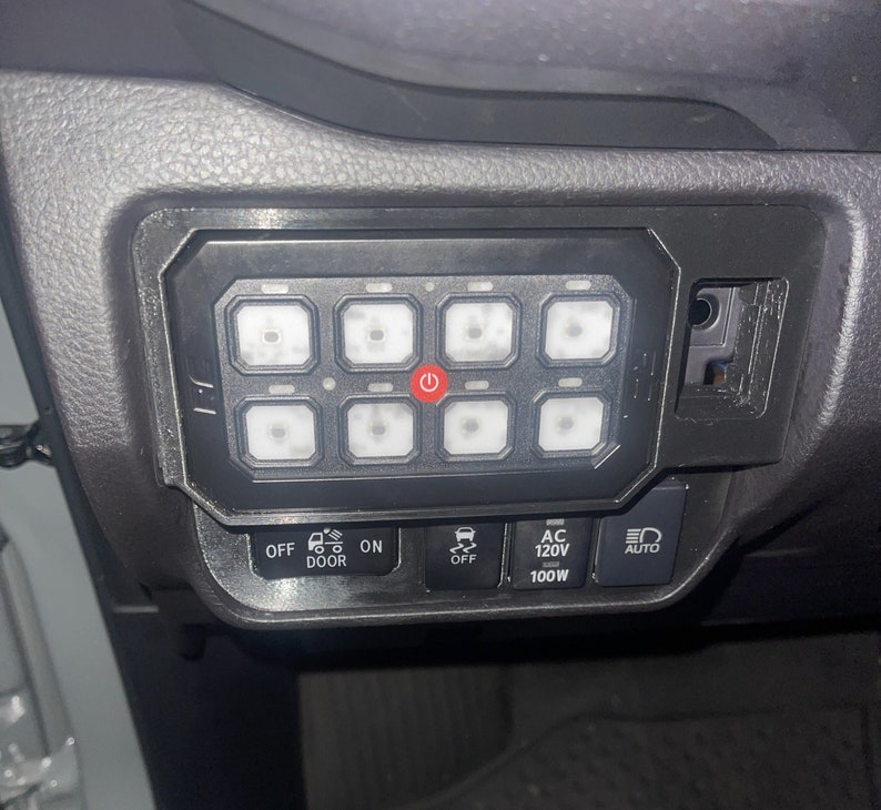 Toyota Tacoma 3rd Gen Switch Panel – for Rough Country 8-gang Switch ...