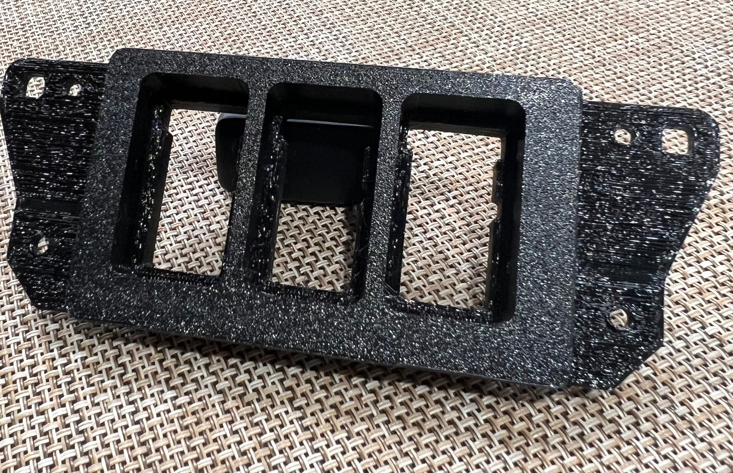 Toyota Tacoma 3rd Gen Switch Panel Insert for 3X OEM Tall Switches. "3d ...