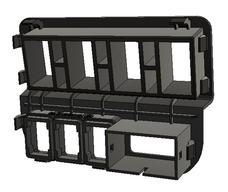 Toyota Tacoma 3rd Gen Switch Panel, 4X ARB Style, 3X OEM Short (3D ...