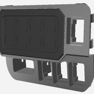 Toyota Tacoma 3RD Gen Left Switch Panel Modeled for Rough Country 8gang ...