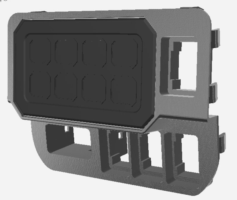 Toyota Tacoma 3RD Gen Left Switch Panel Modeled for Rough Country 8gang ...