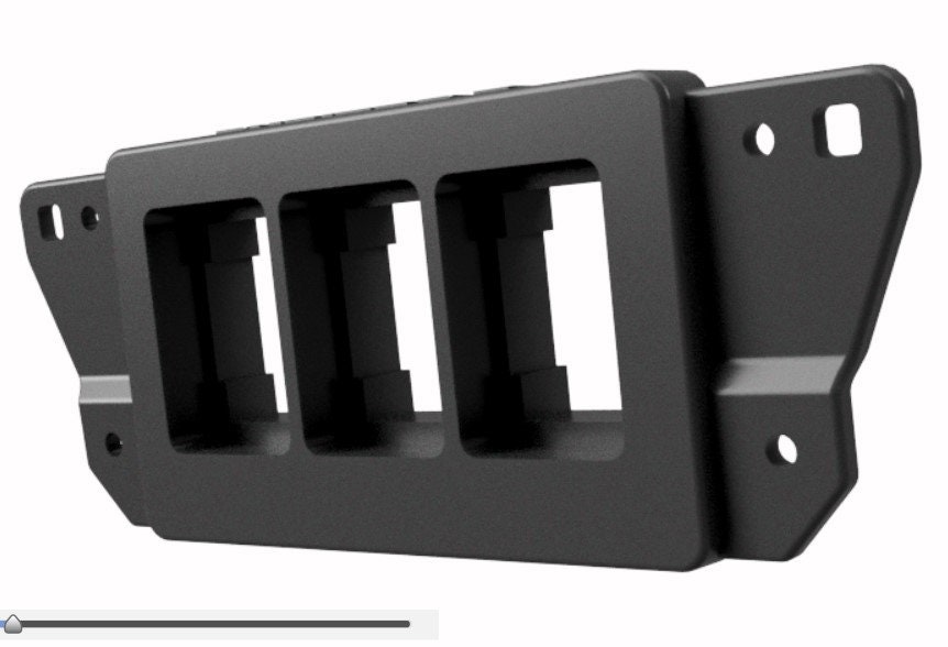 Toyota Tacoma 3rd Gen Switch Panel Insert for 3X OEM Short Switches ...