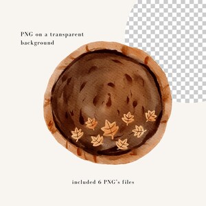 Watercolor Pie Clipart: Hand-drawn Pastries PNG (digital Download) - Etsy