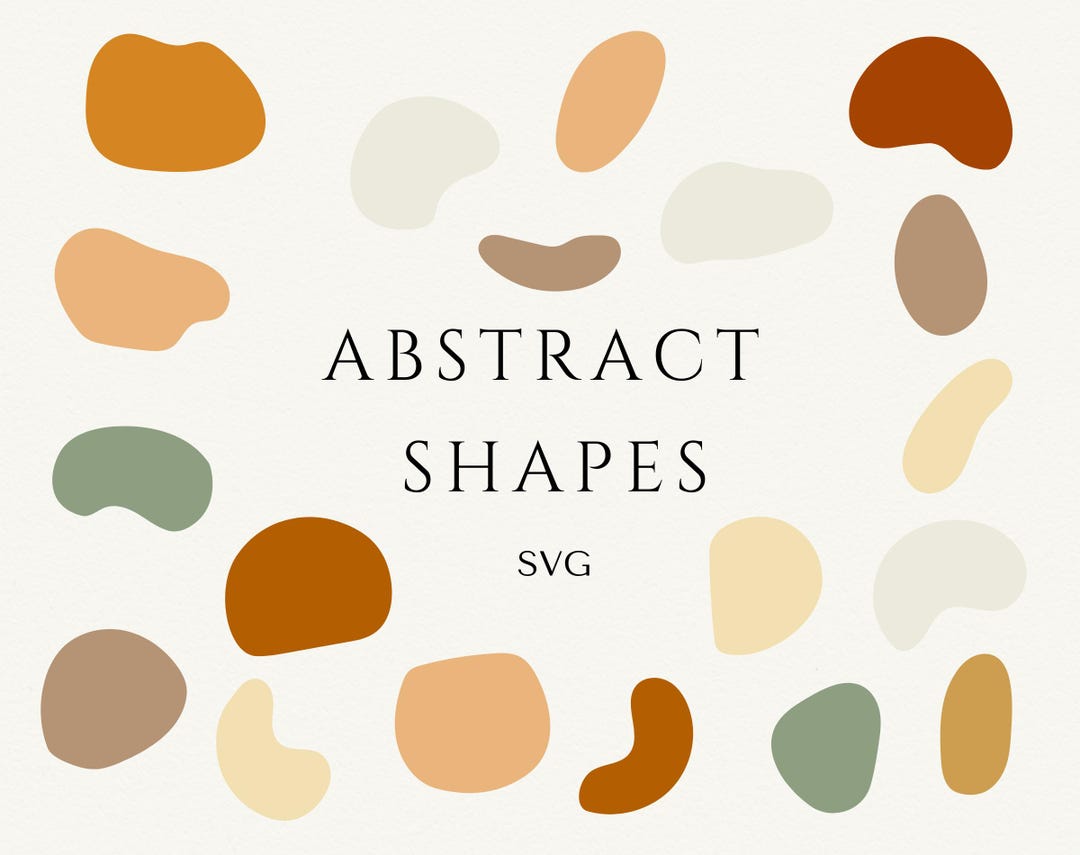 Abstract Shapes SVG, Organic Shapes, Shapes SVG, Modern Abstract Shapes ...