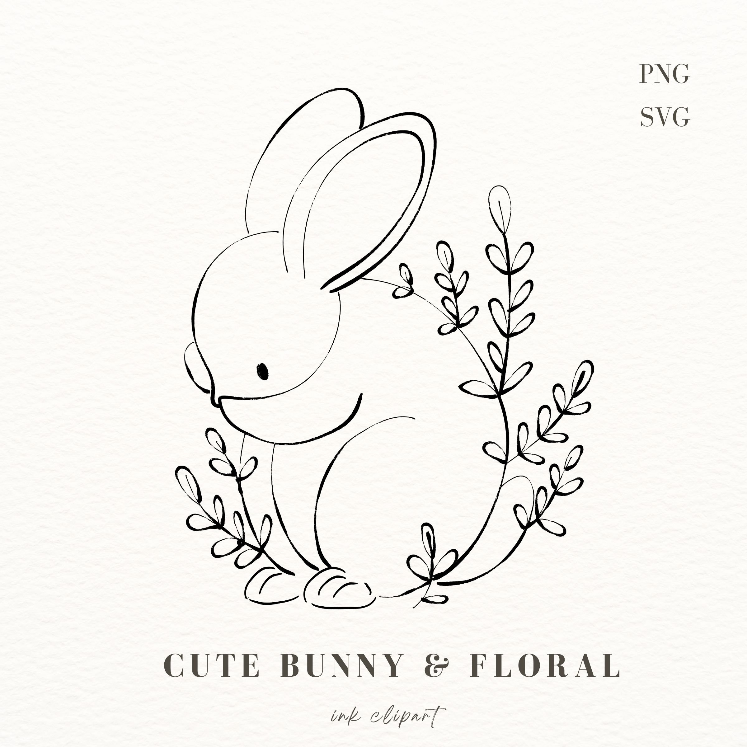 Bunny Line Art