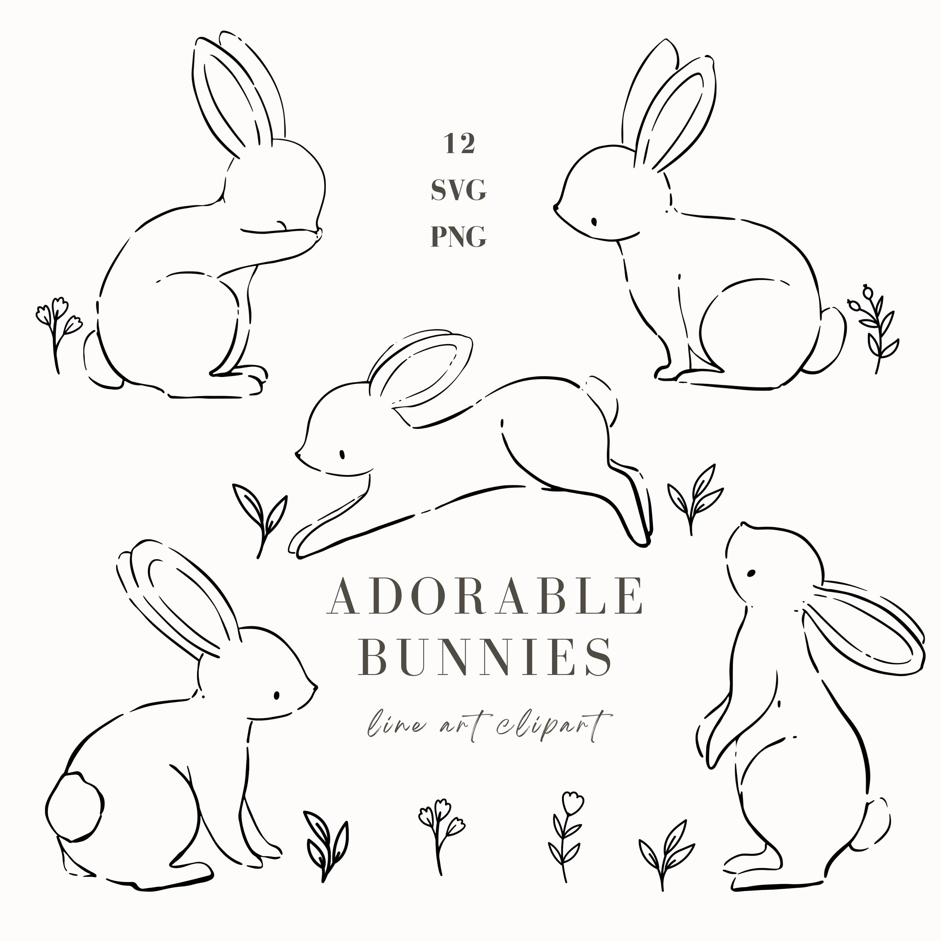 Bunny Line Art