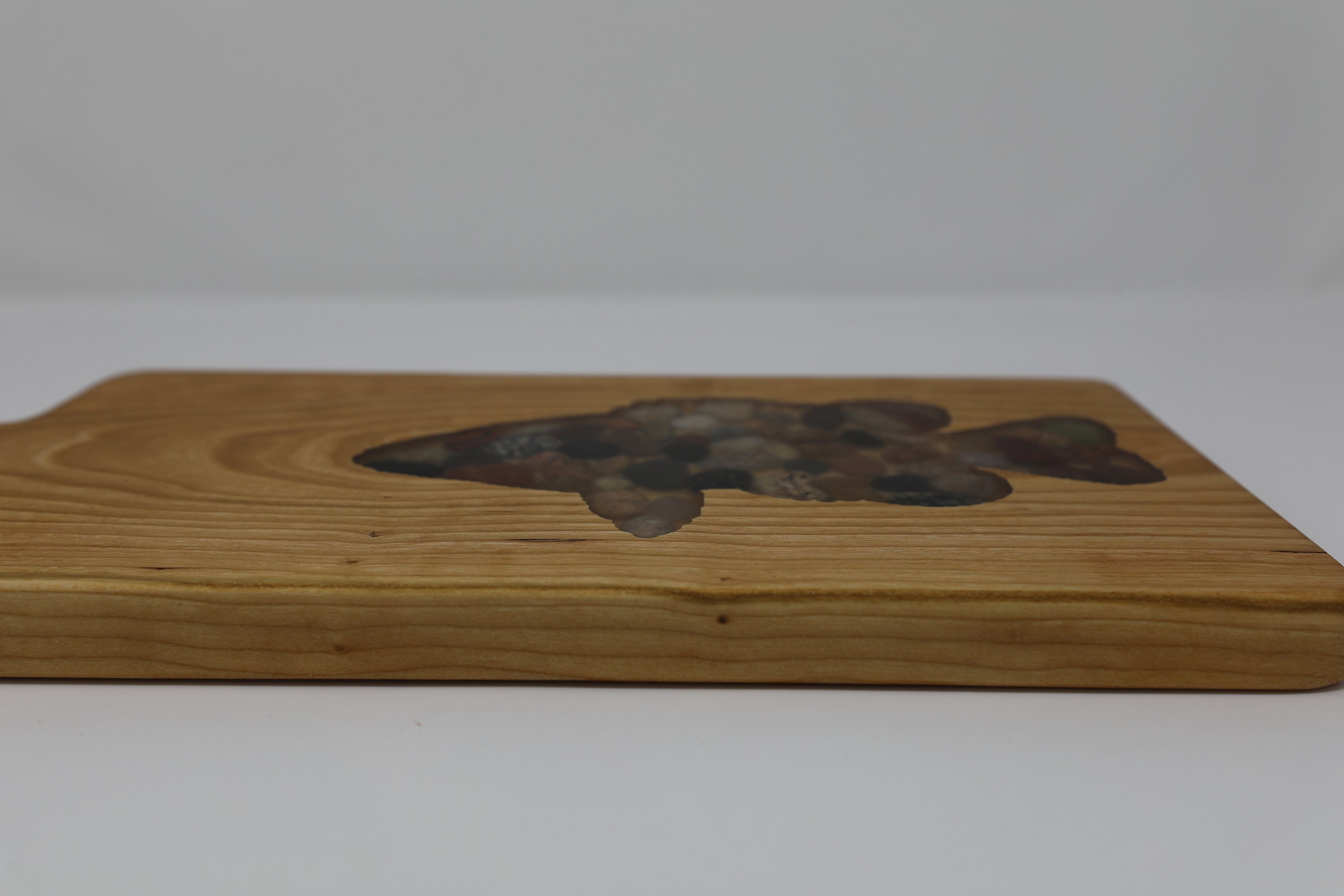 Fish (bass) Inlay Cherry Cutting Board / Cheese Board / Sushi Board - Etsy