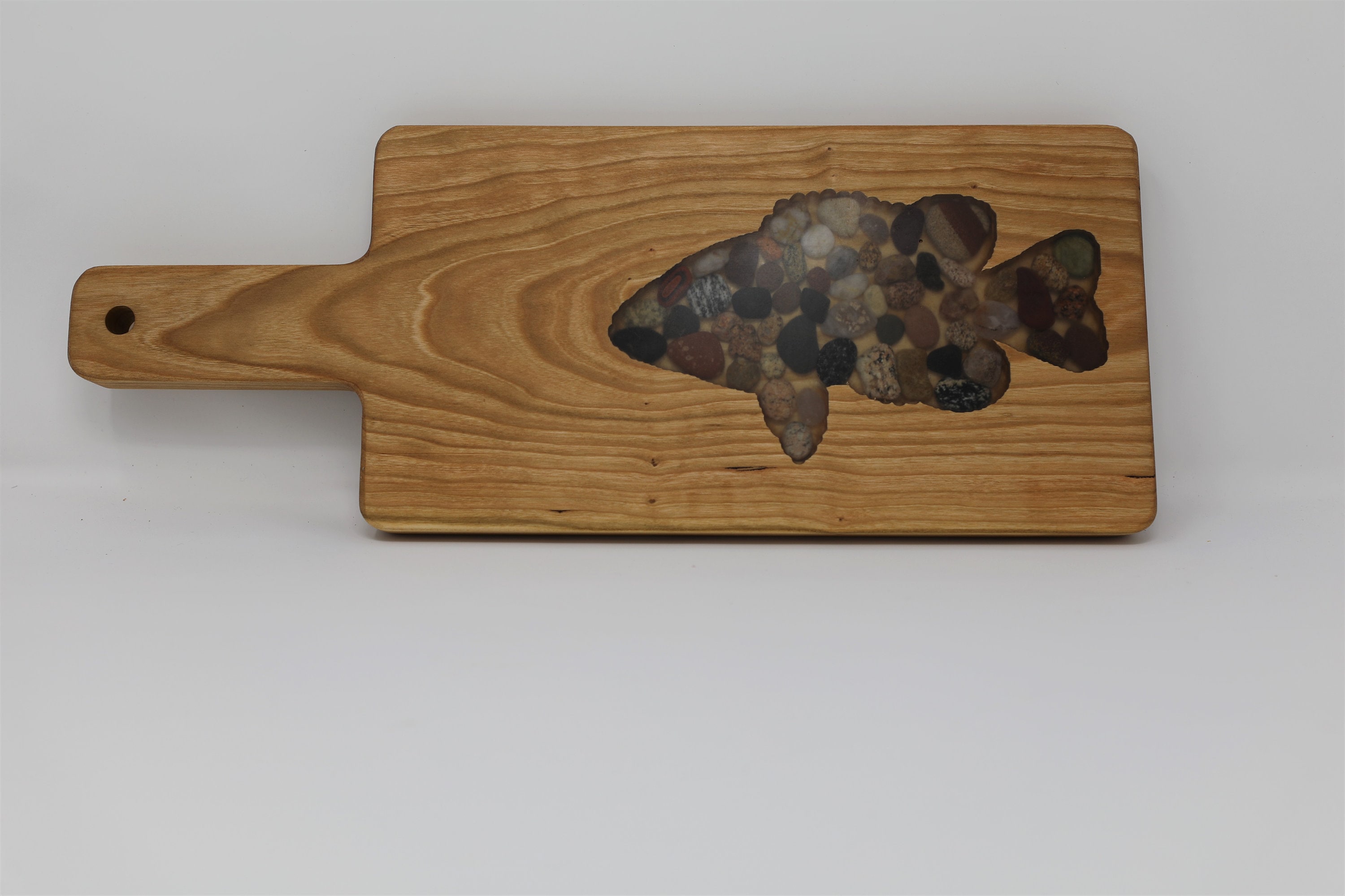 Fish (bass) Inlay Cherry Cutting Board / Cheese Board / Sushi Board - Etsy