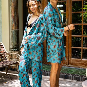 Matching Kimono Couple Set - L'oasis - Resort Wear - Lounge Wear ...