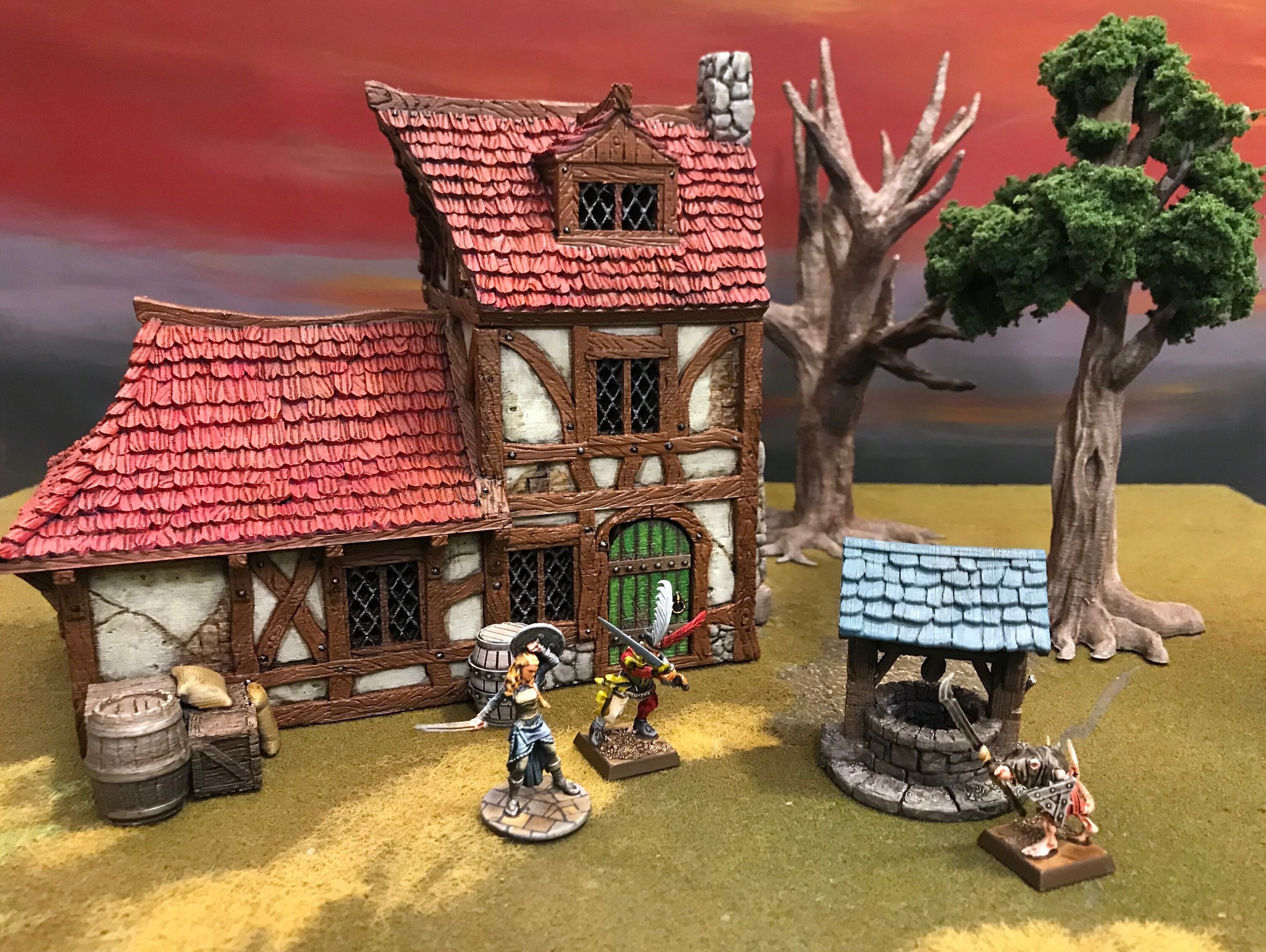Small House for Tabletop Games - Etsy