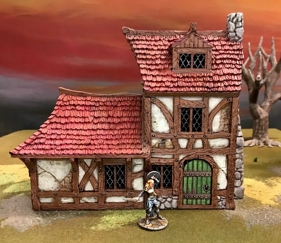 Small House for Tabletop Games - Etsy