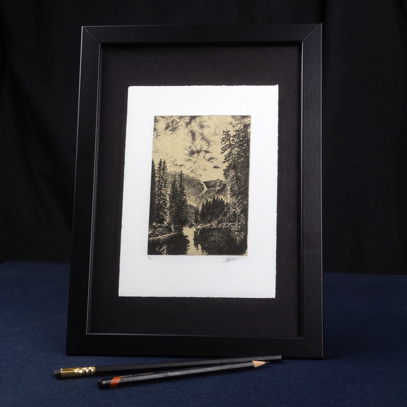 Etching Intaglio / Wall Art / Original Print Limited Edition ...