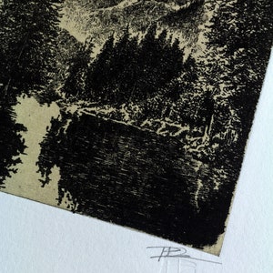 Etching Intaglio / Wall Art / Original Print Limited Edition ...