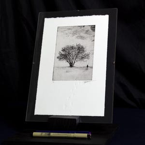 Original Etching / Limited Edition Fine Art Print / Intaglio / Snow ...