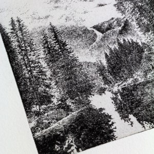 Etching Intaglio / Wall Art / Original Print Limited Edition ...