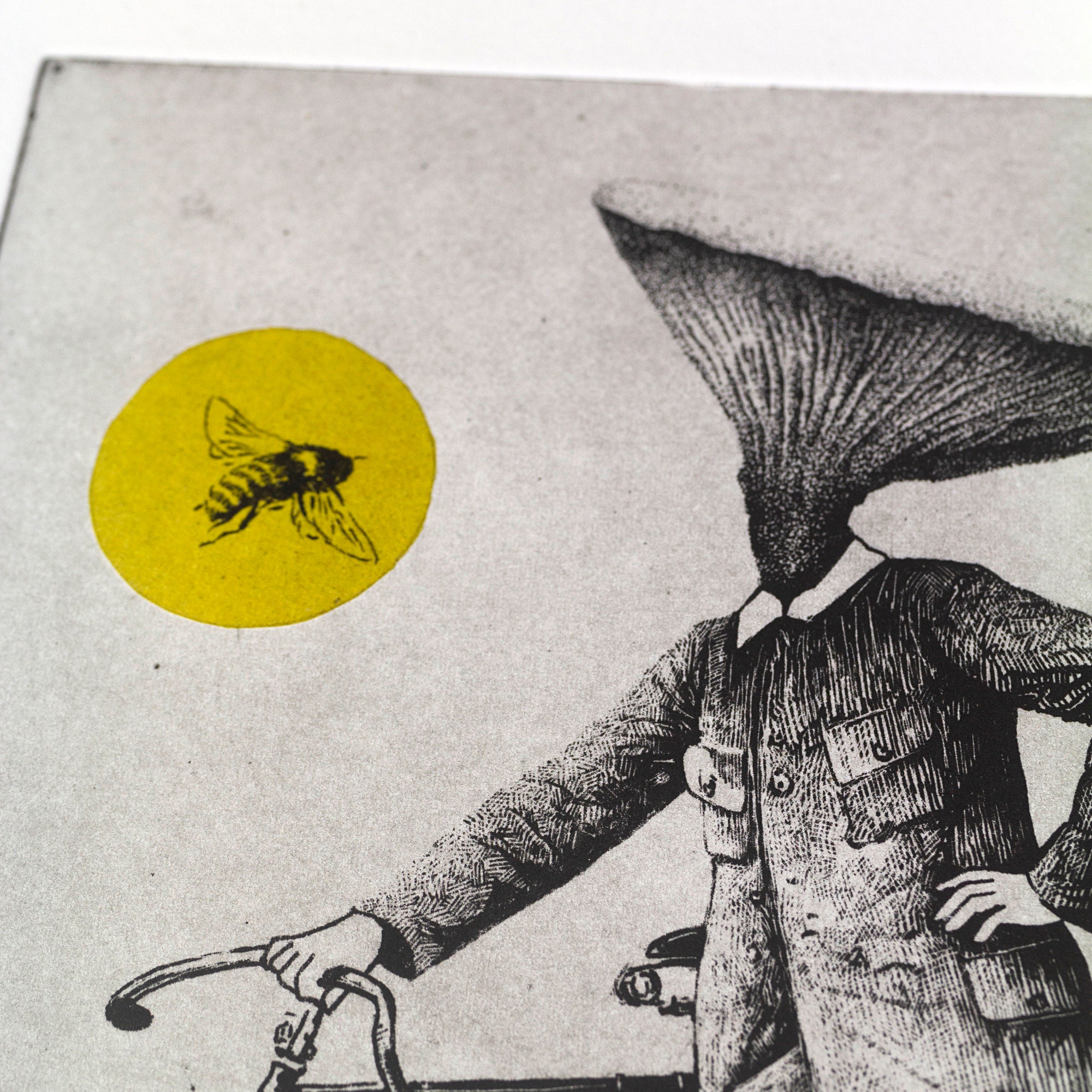 Original Etching / Limited Edition Fine Art Print / Intaglio / Bee and ...